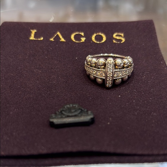 LAGOS | Jewelry | Lagos Silver And Gold Geometric Ring | Poshmark